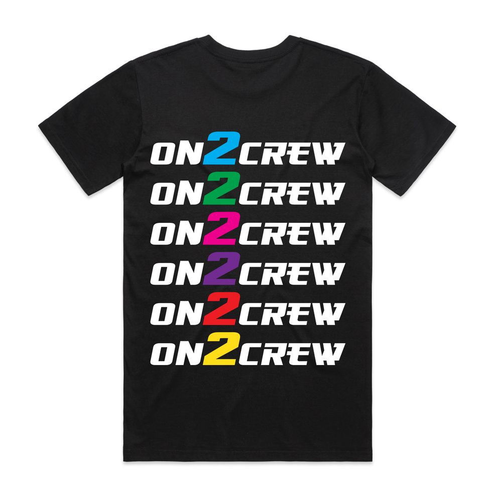 On2Crew Stakd Short Sleeve Tee - Black – On2crew